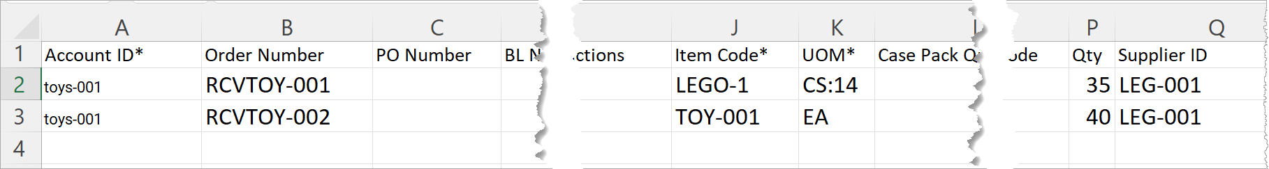 Import - Receiving – Da Vinci Unified