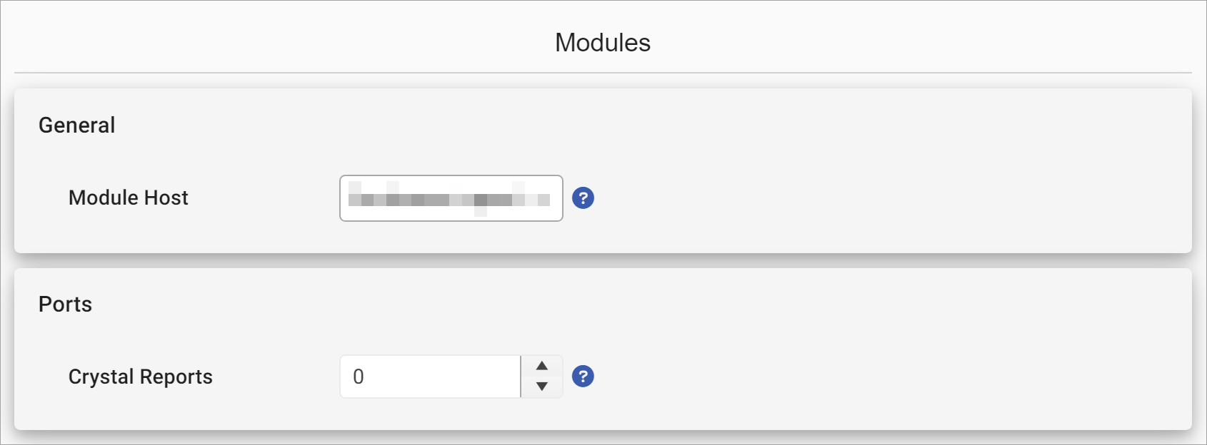 Modules (System Parameters) – Da Vinci Unified