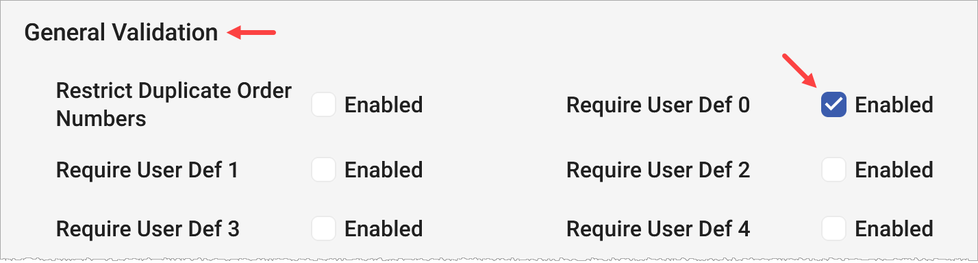 Create Required User Defined Fields for Orders – Da Vinci Unified