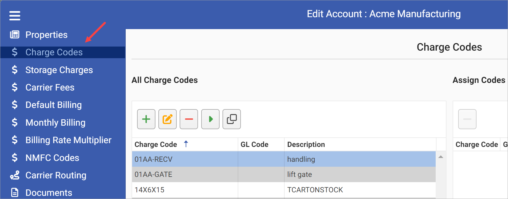 Charge Codes Overview (Accounts) – Da Vinci Unified