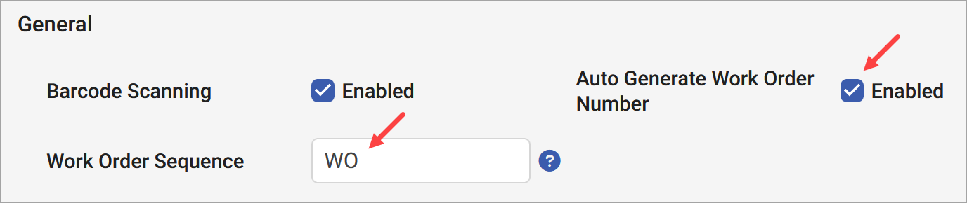 Add Work Order Numbers – Da Vinci Unified