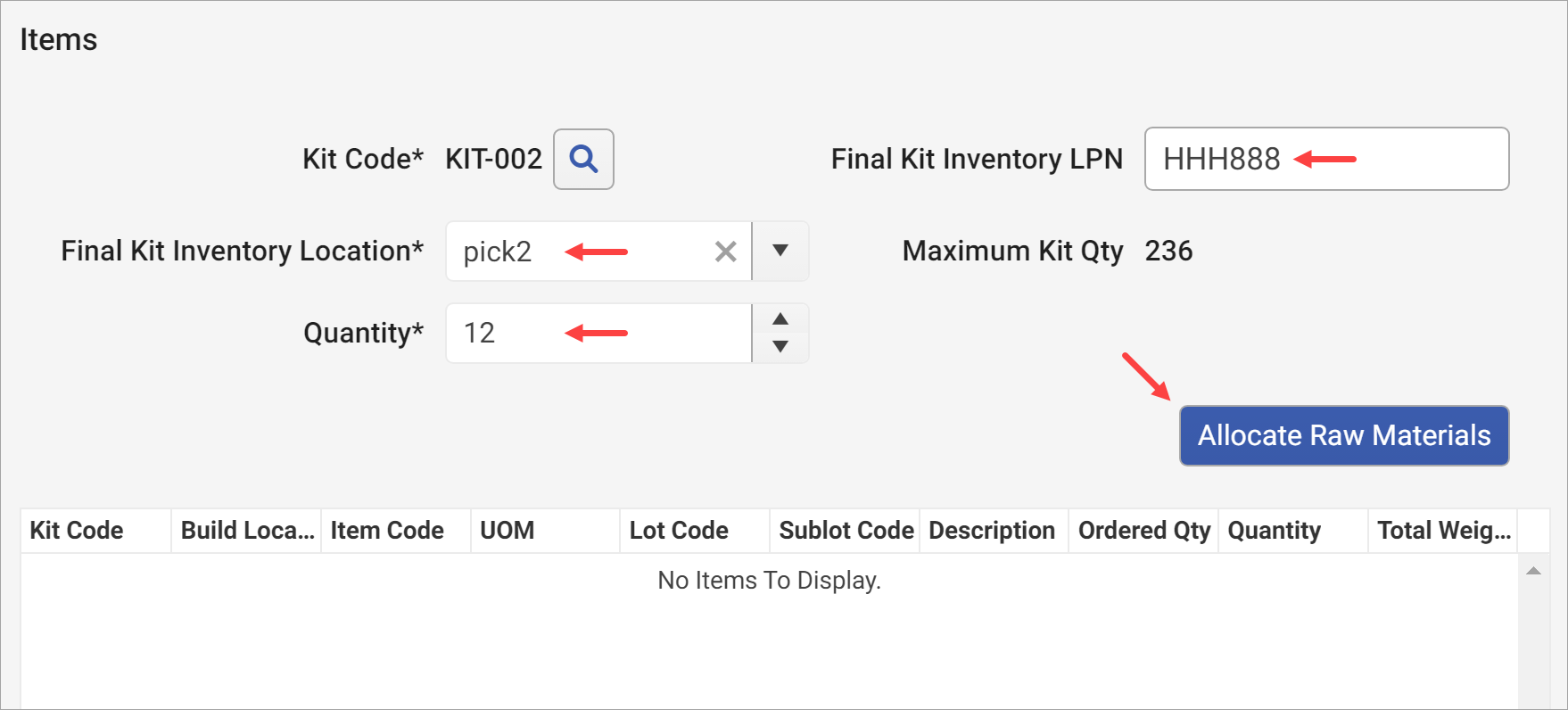 Kitting – Da Vinci Unified