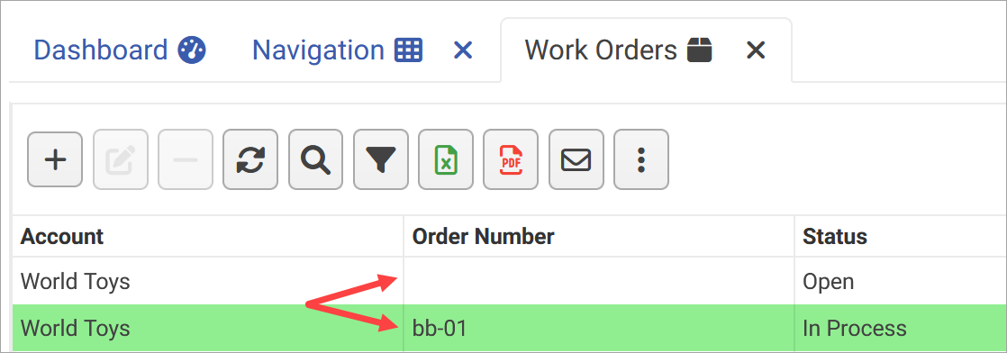 Add Work Order Numbers – Da Vinci Unified