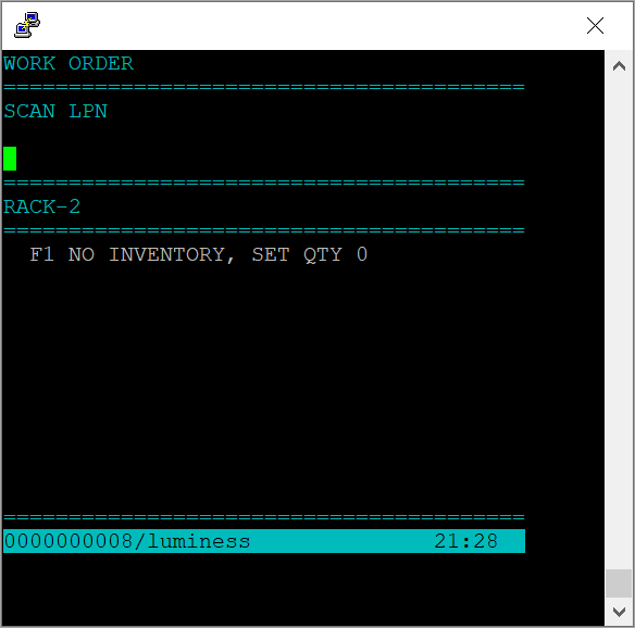 Create a Work Order on a Scanner – Da Vinci Unified