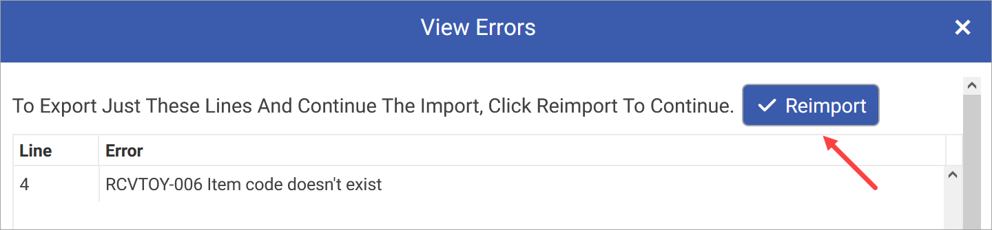 Import A Receiving Csv File Da Vinci Unified 