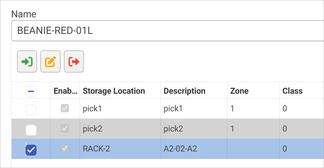 Storage Locations Groups – Da Vinci Unified