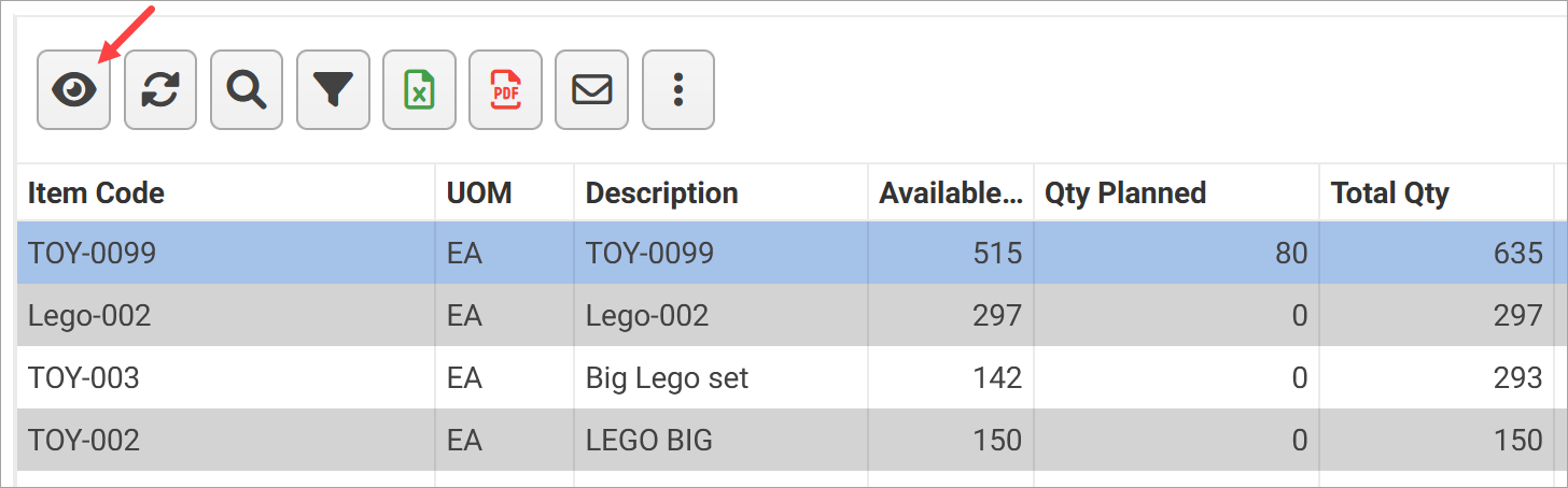 Item Inventory – Da Vinci Unified