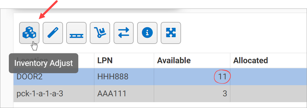 Kit Inventory Adjust (UI) – Da Vinci Unified