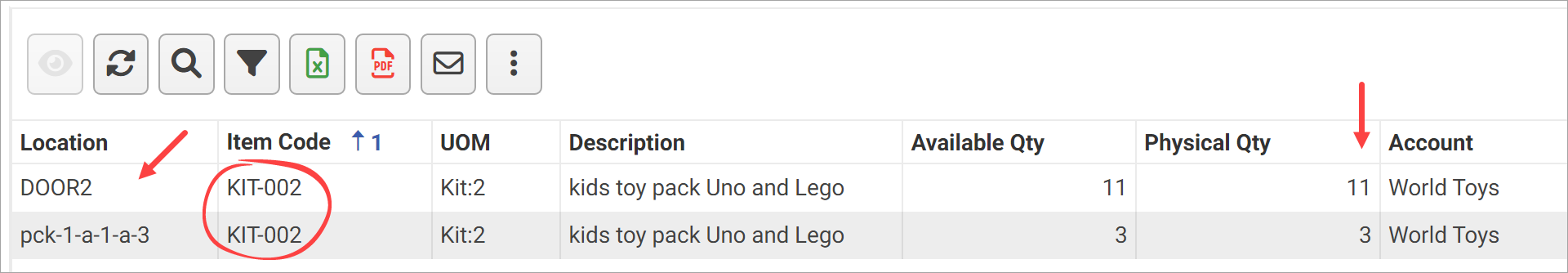 Relocate Kit Inventory (UI) – Da Vinci Unified