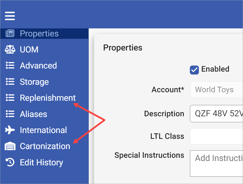 Items/SKUs Overview – Da Vinci Unified