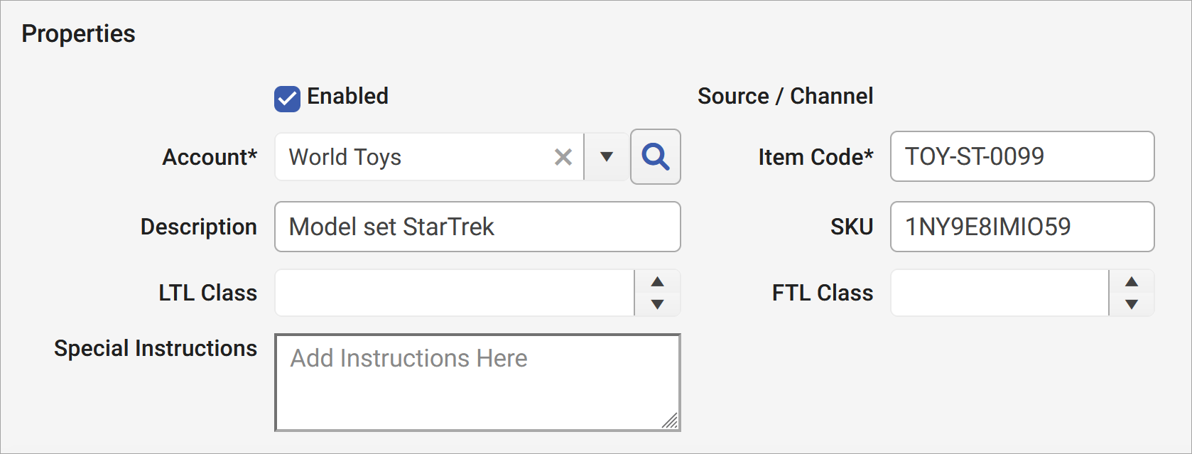 Create an Item – Da Vinci Unified