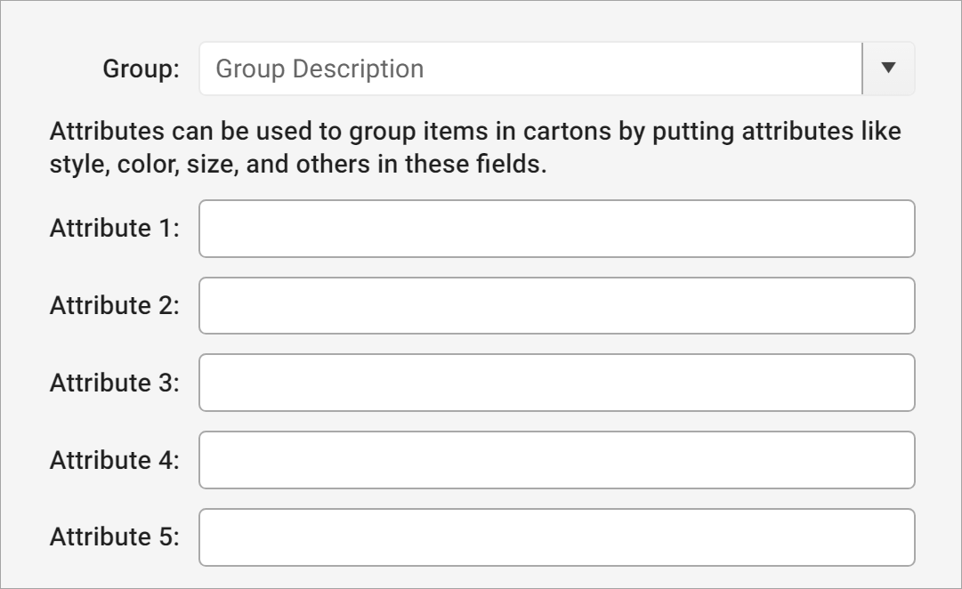 Cartonization (Items/SKUs) – Da Vinci Unified