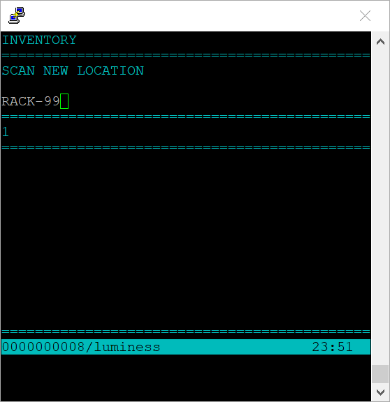 Relocate a Partial LPN (Barcode) – Da Vinci Unified