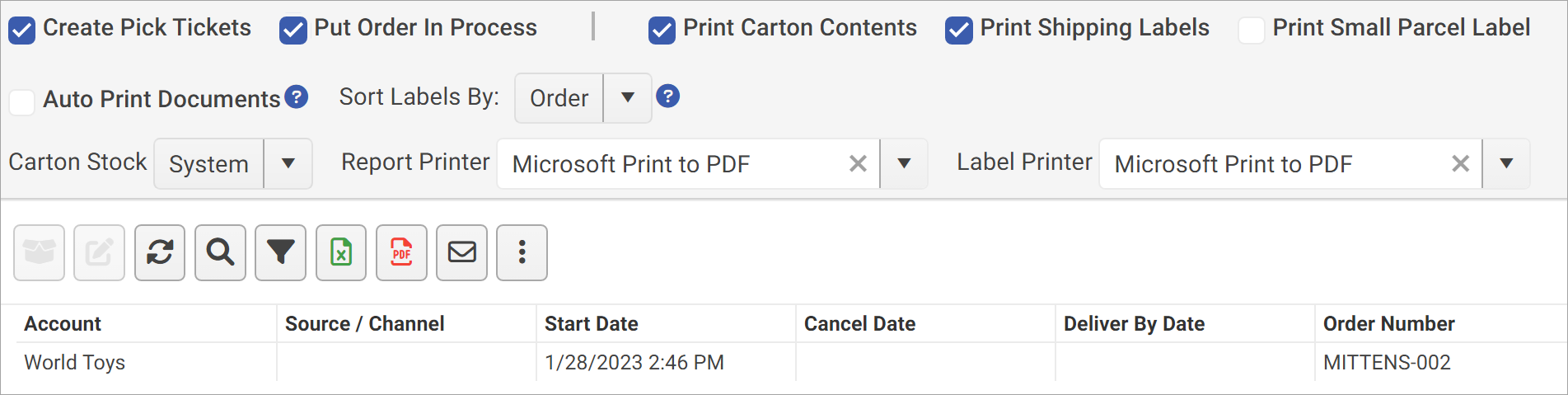Cartonize a Shipping Order – Da Vinci Unified
