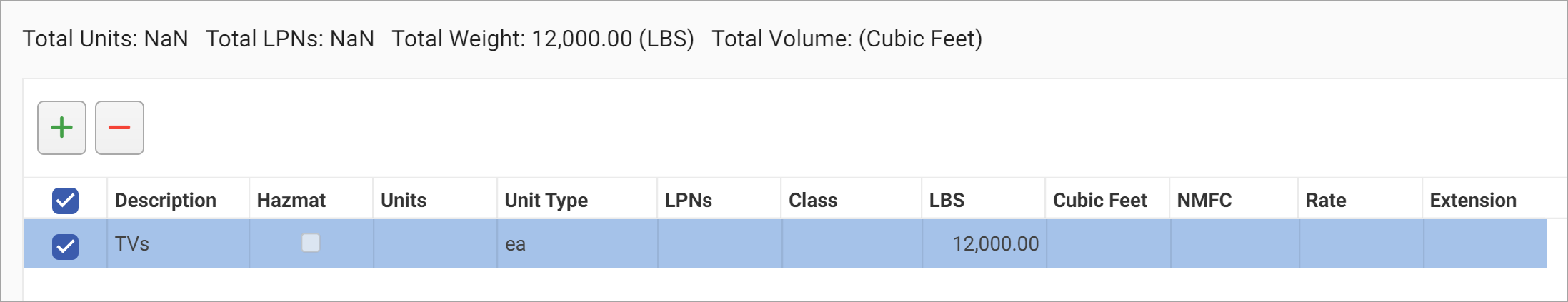 Create a CWT Rate Tariff – Da Vinci Unified