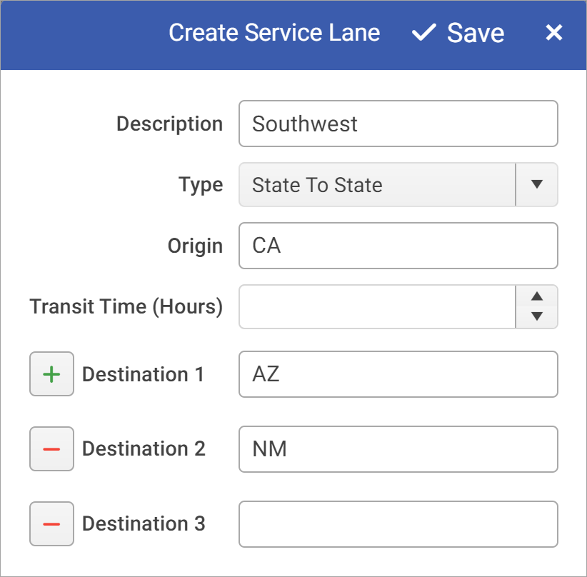 Create a Service Lane – Da Vinci Unified