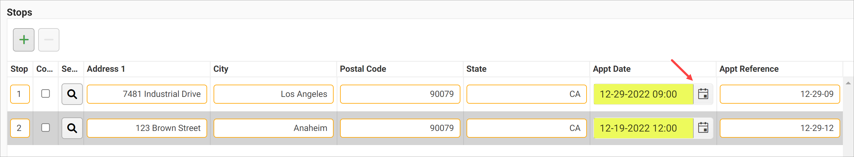 Configure a Multi-Stop Load – Da Vinci Unified